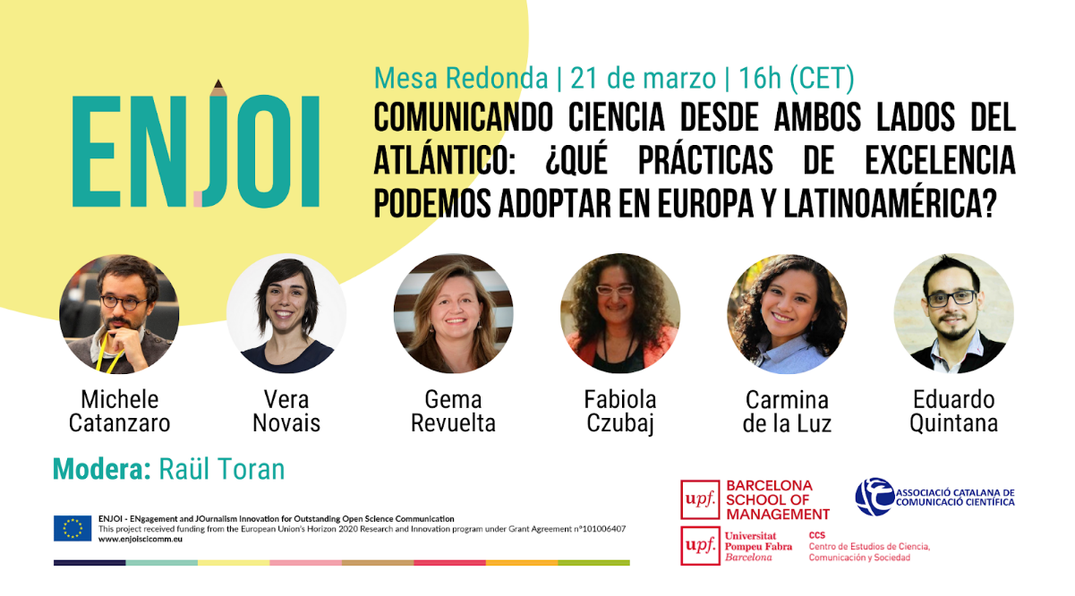 “Comunicando ciencia desde ambos lados del Atlántico: ¿Qué prácticas de excelencia podemos ...